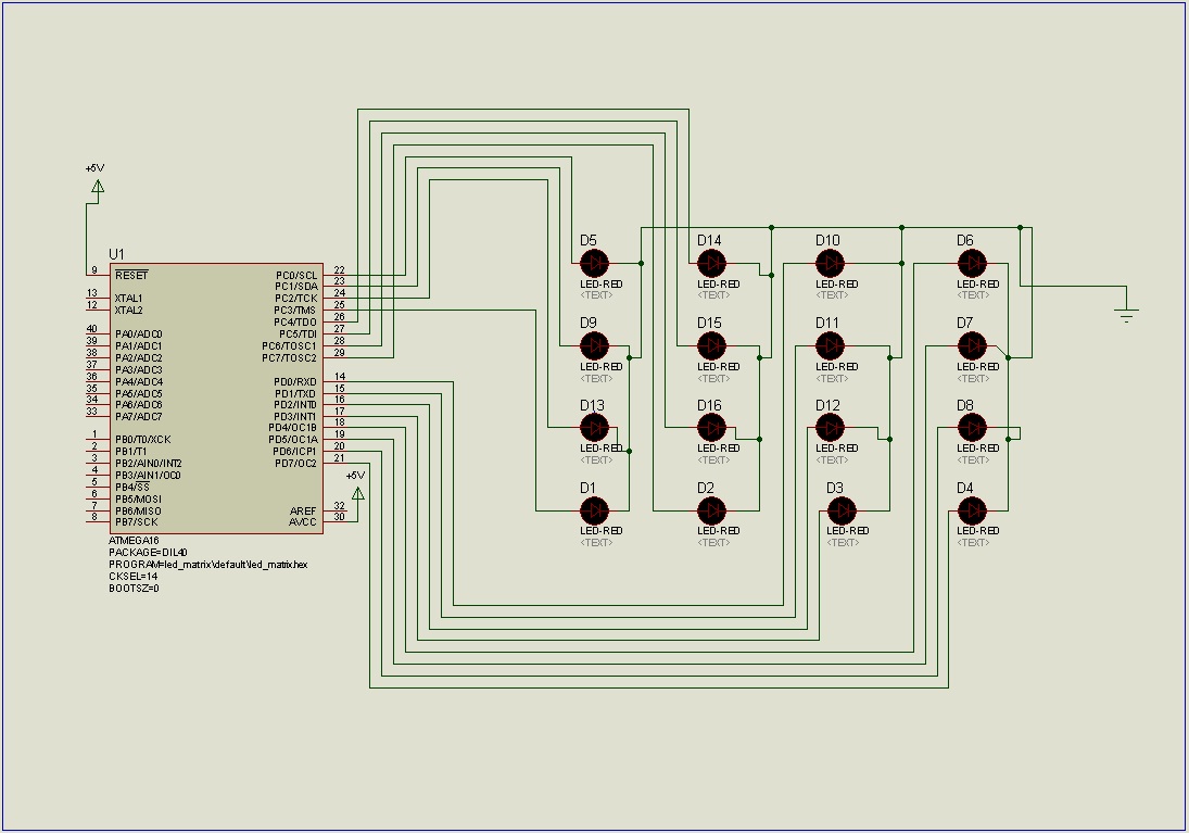 HN-Part1: Interface a LED matrix and display a number on the matrix.